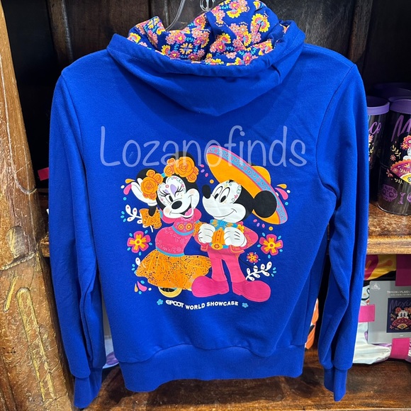Disney | Sweaters | Walt Disney Works Epcot Mexico Minnie Catrina And ...